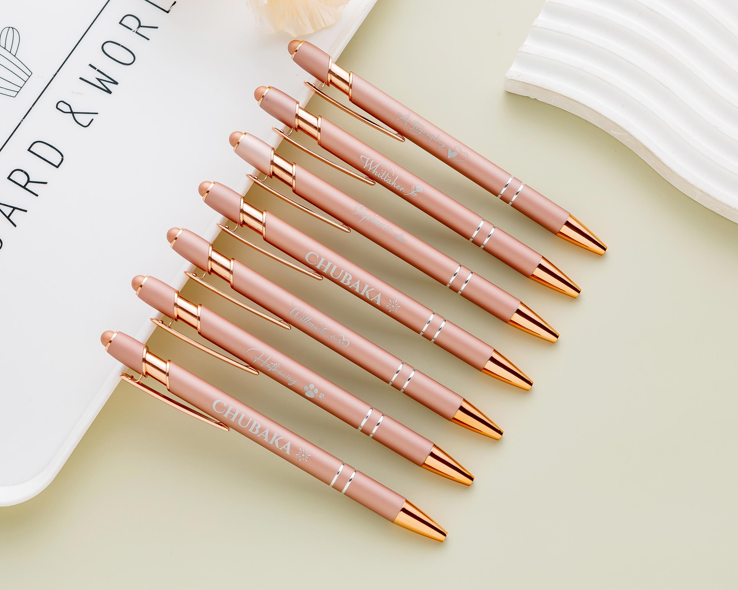 Custom Stripe Pens Bulk,custom Teacher Gift,company Gifts,student Gift ...