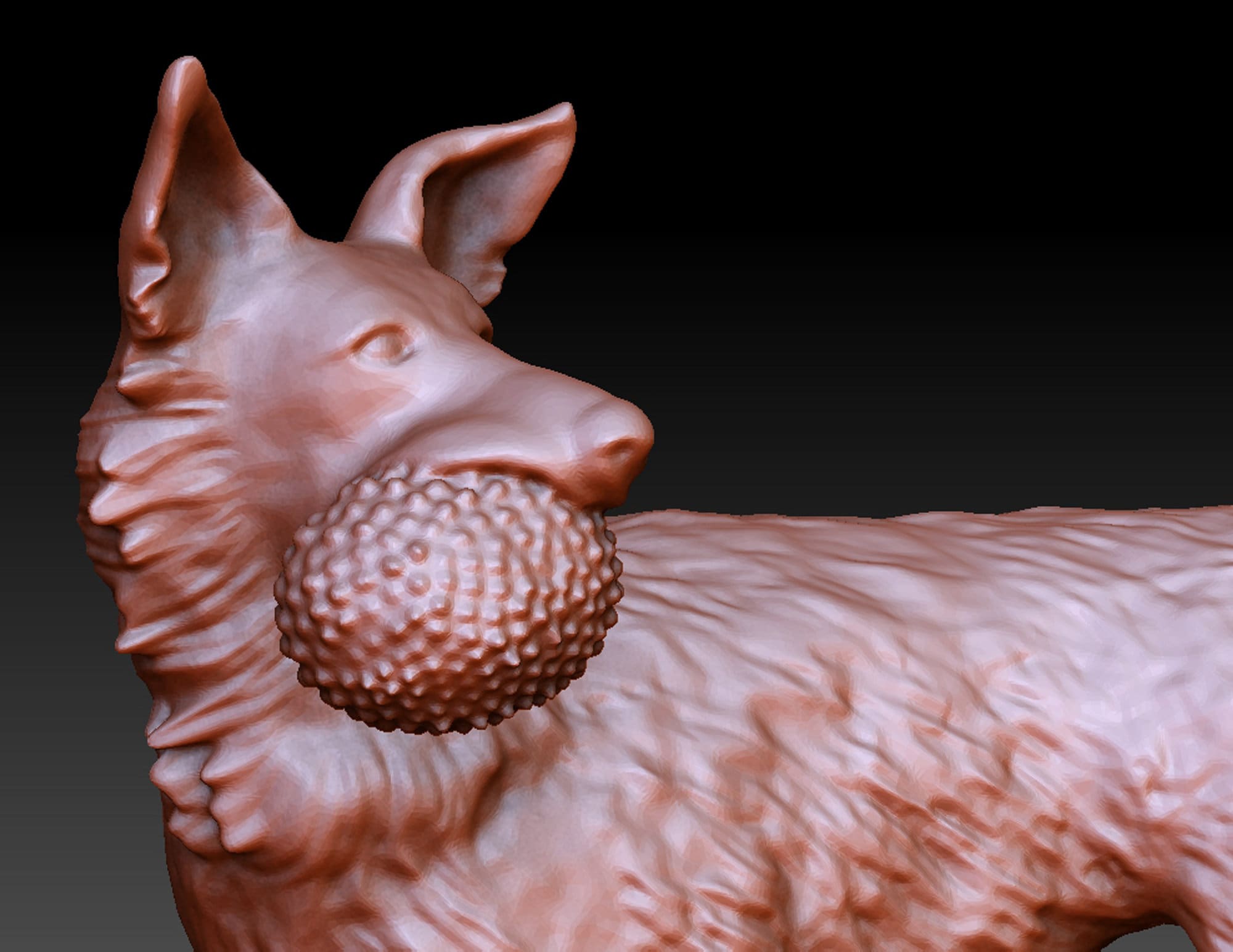 Border Collie Dog - STL File Download for 3d Printers - Etsy