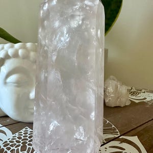Rose Quartz Point Crystal High Quality quartz 847g - Etsy