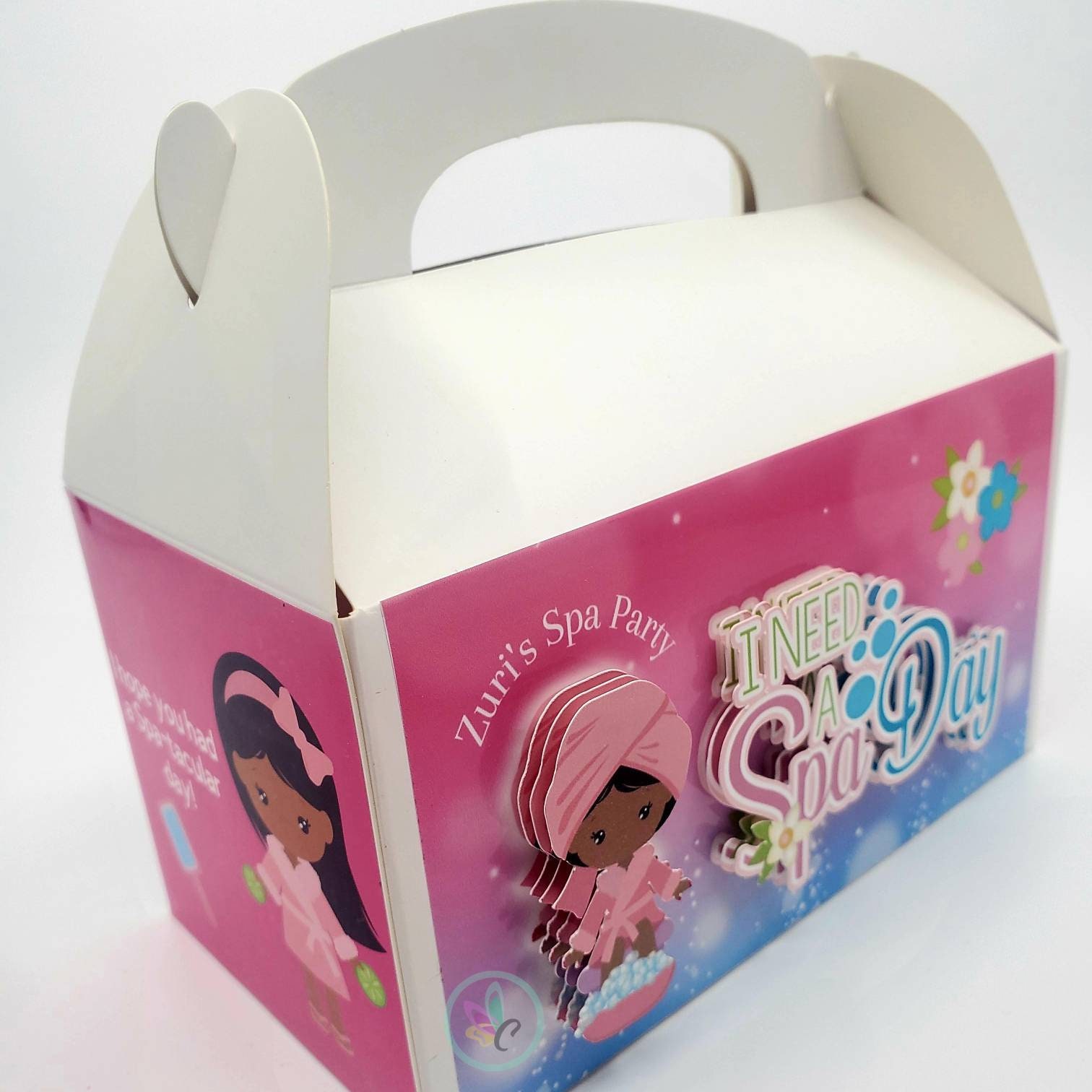 6 Spa Party Gable Boxes Slumber Party Sleepover Spa Party - Etsy