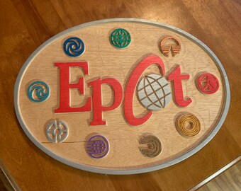 Epcot Sign - Etsy