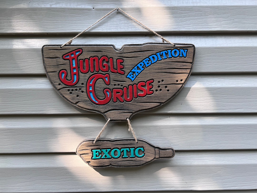 Jungle Cruise Sign - Etsy