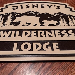 Wilderness Lodge Sign - Etsy