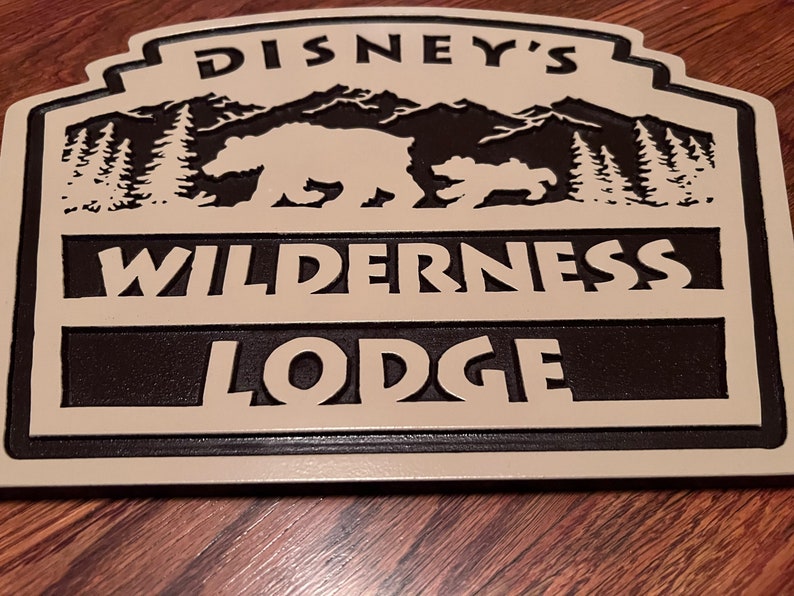 Wilderness Lodge Sign - Etsy