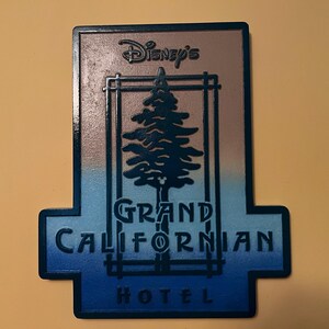 Grand Californian Resort Sign - Etsy