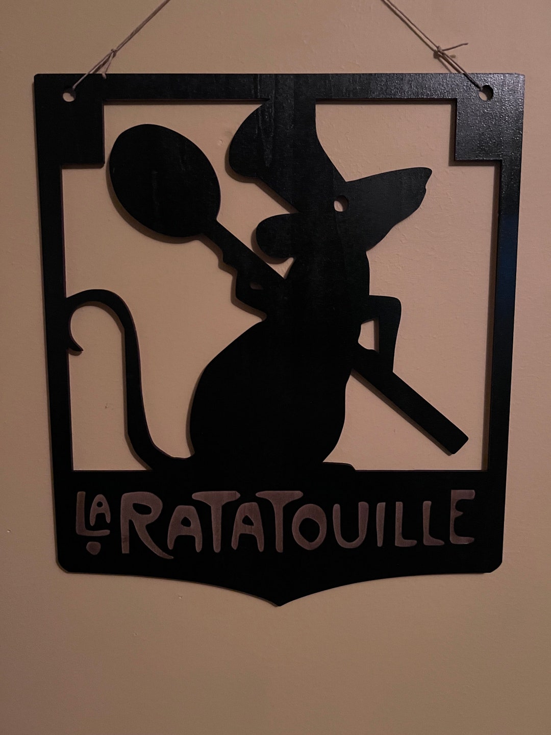 Ratatouille Sign Laser Cut - Etsy