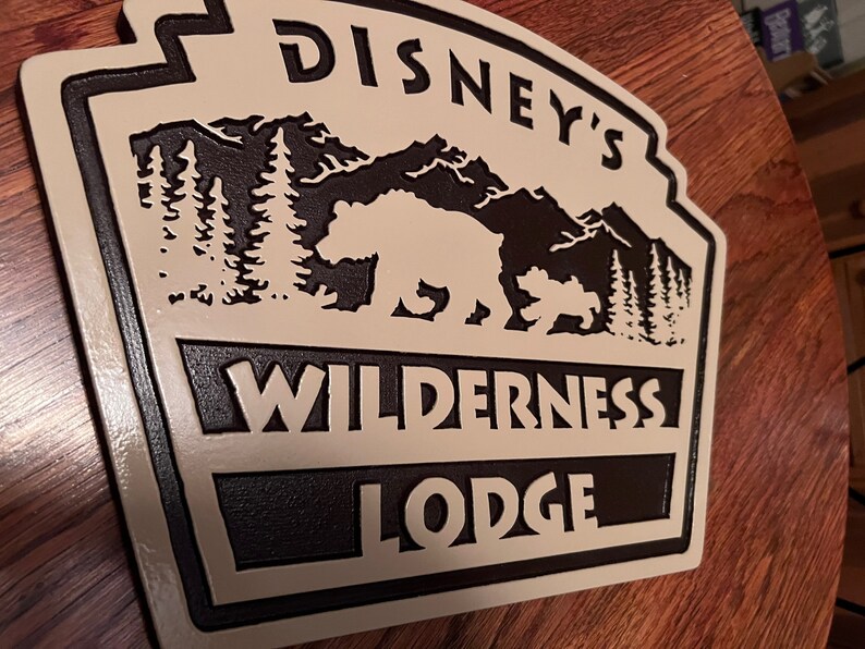 Wilderness Lodge Sign - Etsy
