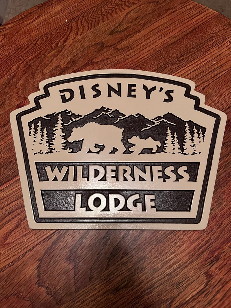 Wilderness Lodge Sign - Etsy