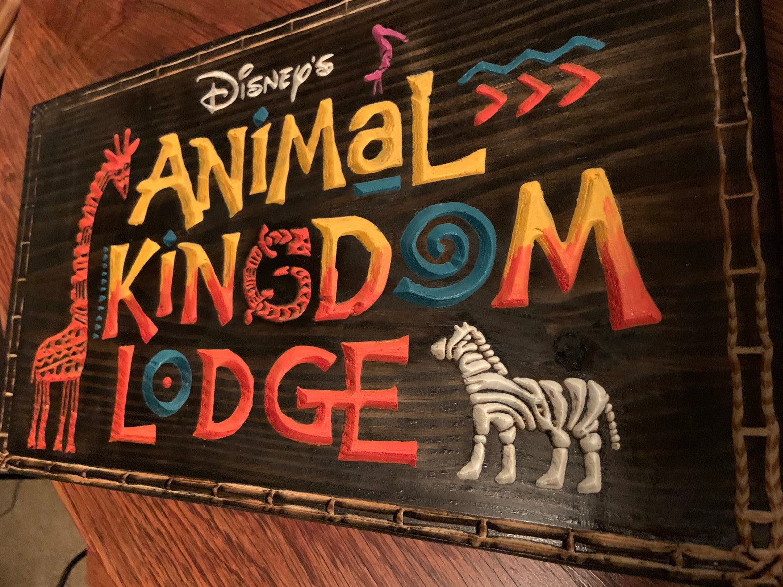 Animal Kingdom Lodge Sign | Etsy