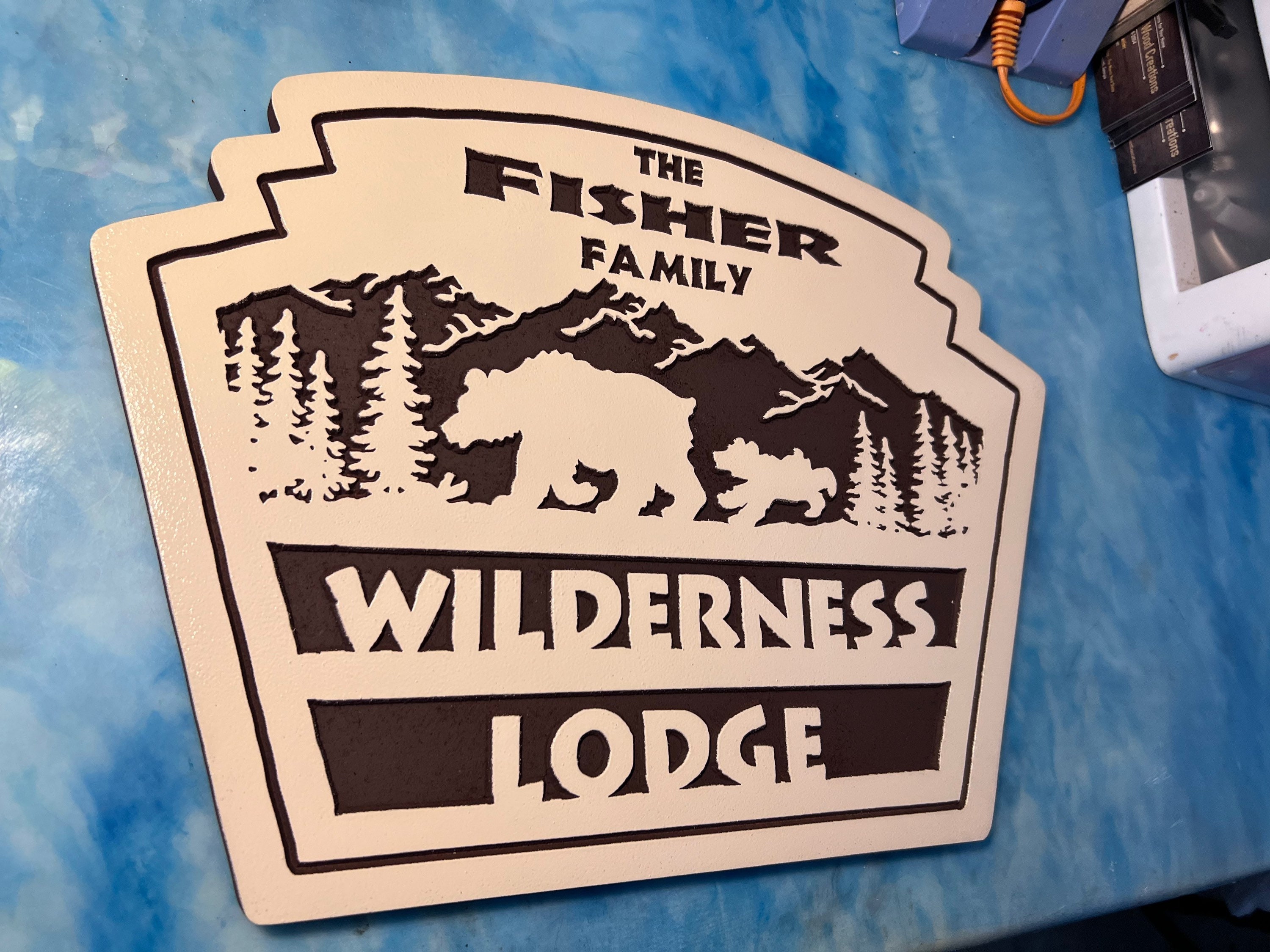 Custom Wilderness Lodge Sign - Etsy