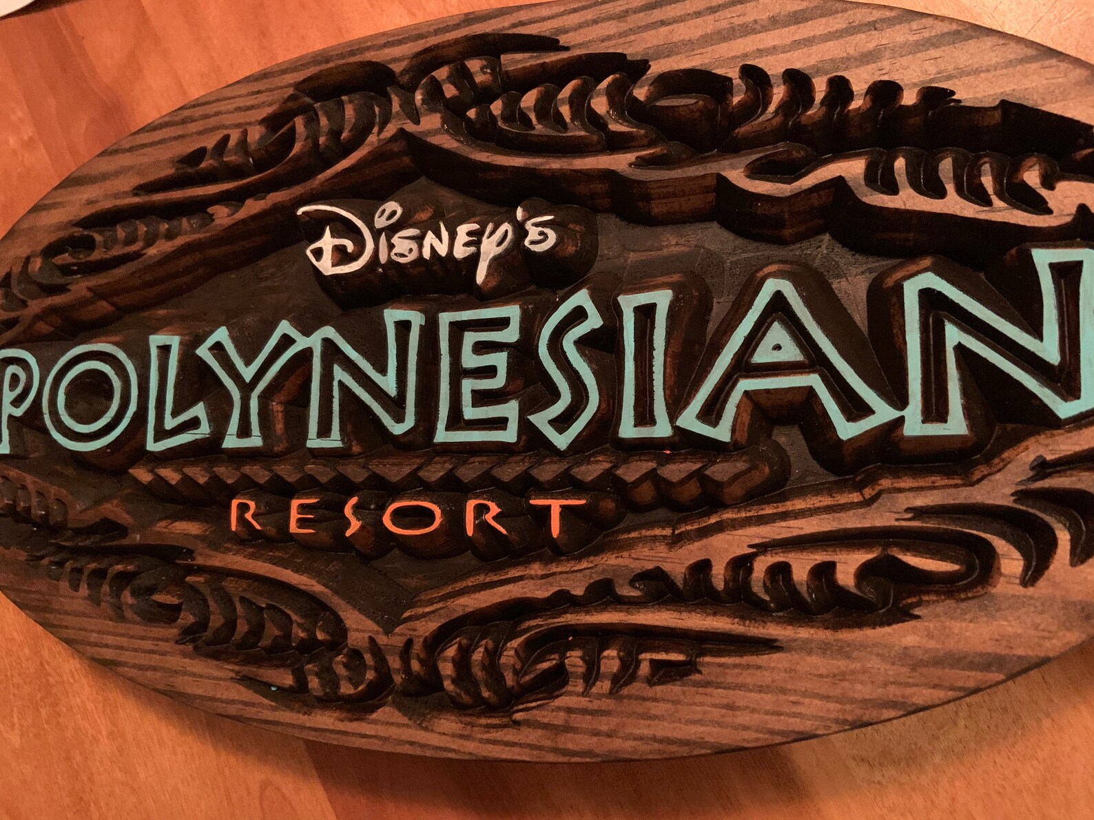 Polynesian Resort Carved Sign | Etsy
