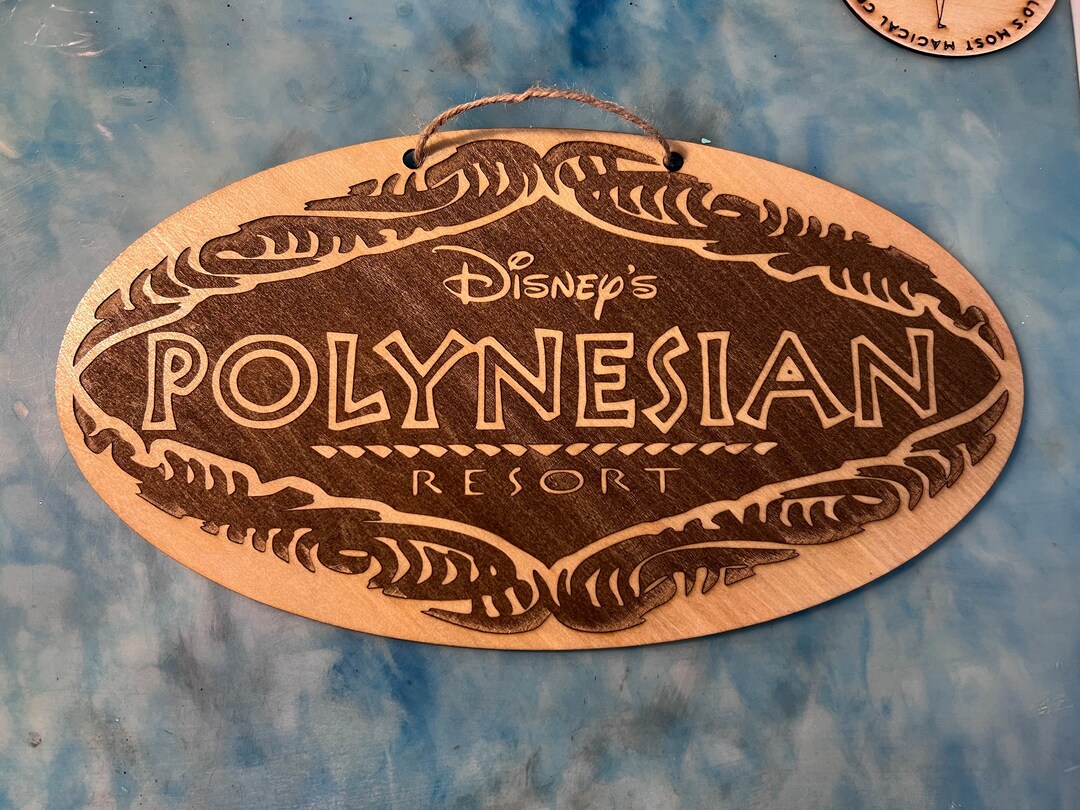 Polynesian Resort Sign - Etsy