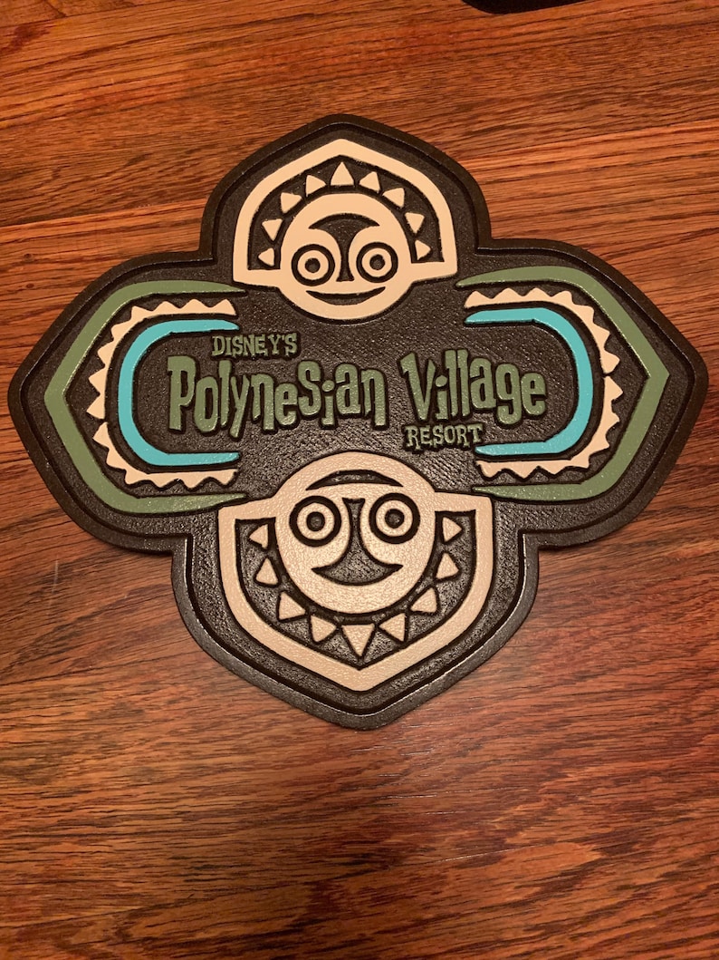 Polynesian Village Sign - Etsy