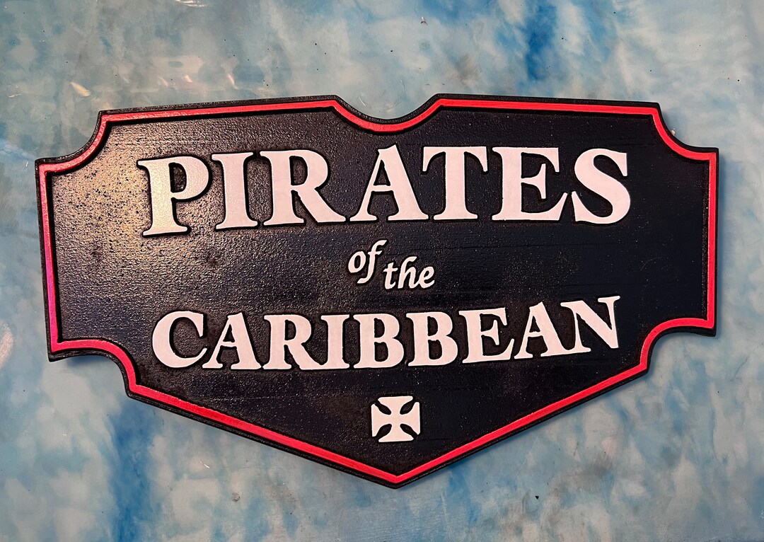 Pirates of the Caribbean Sign - Etsy