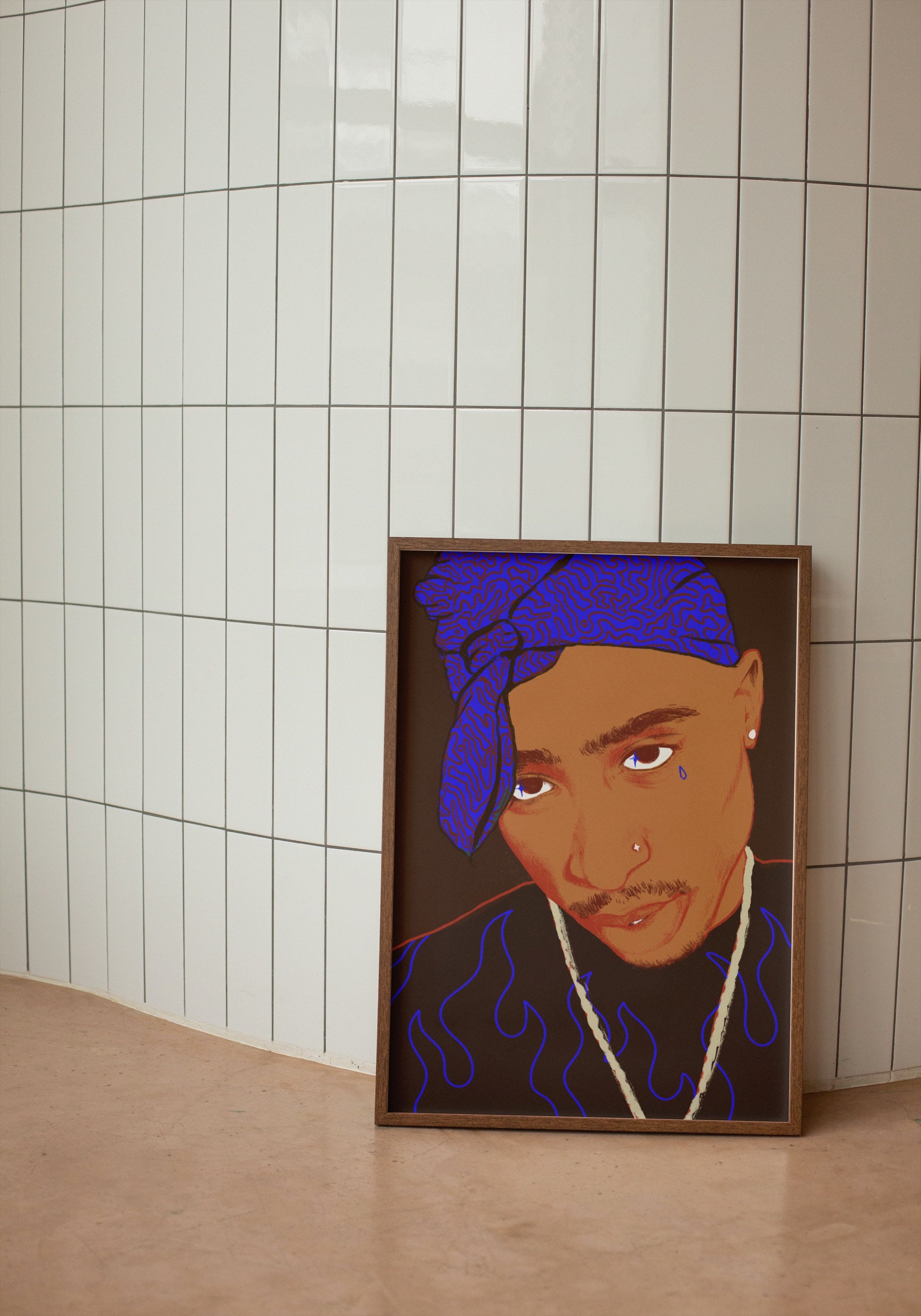 Tupac Shakur / 2pac Music Portrait Fan Art Giclée Poster Print - Etsy UK