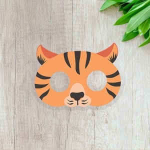 Lion Mask Printable | Halloween Costume L Paper Craft Kid Adult ...
