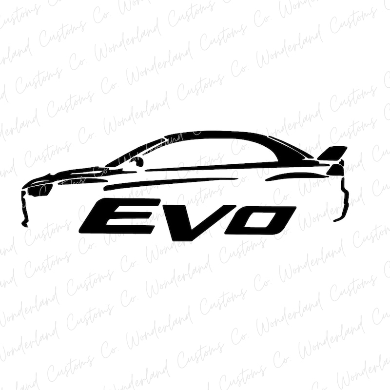 Car Evo Stickers - Etsy
