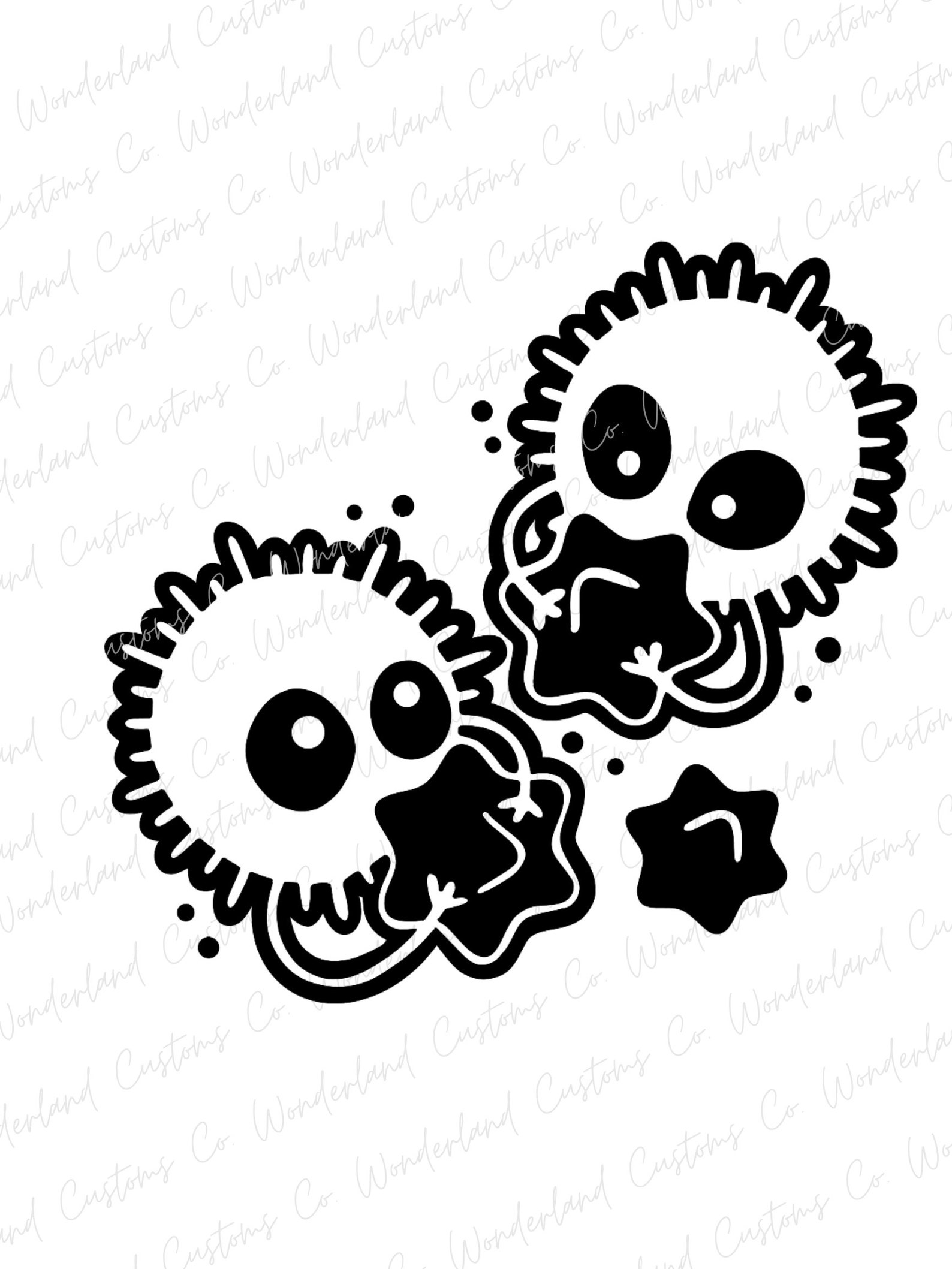 Soot Sprites Spirited Away Drawing Sketch Coloring Page