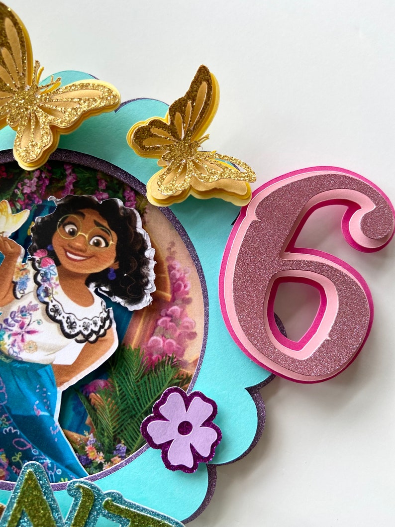 Encanto Cake Topper Encanto Birthday Party Decorations Etsy