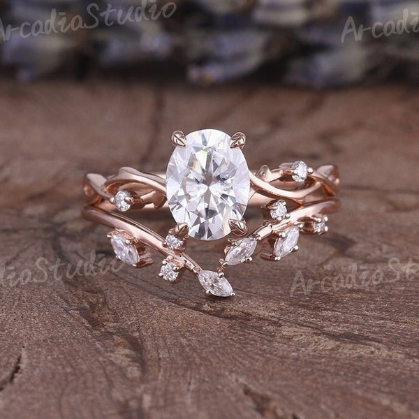 Vine Engagement Ring - Etsy