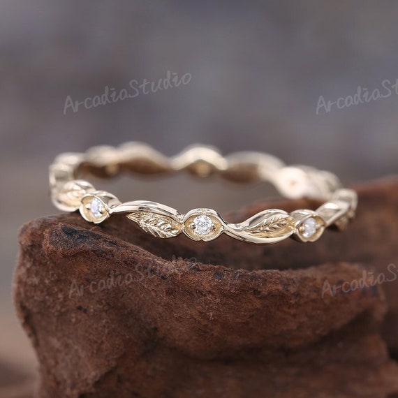 Moissanite wedding bands etsy store