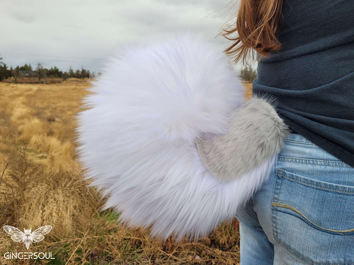 MTO Curly Fursuit Tail for Husky, Akita, Shiba Inu, Malamute, Curled ...