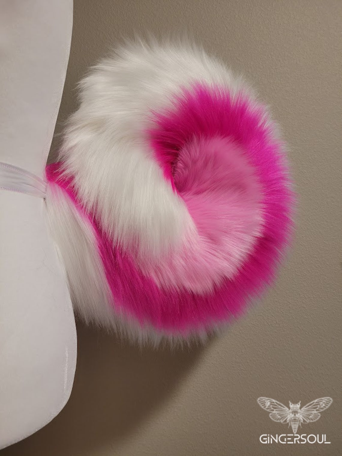 MTO Curly Fursuit Tail for Husky, Akita, Shiba Inu, Malamute, Curled ...