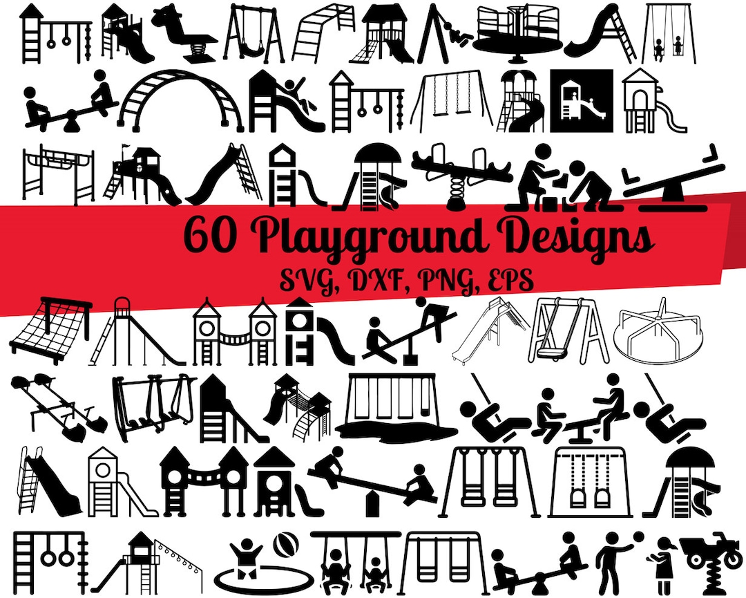60 Playground SVG Bundle Playground Dxf Playground Png - Etsy Australia
