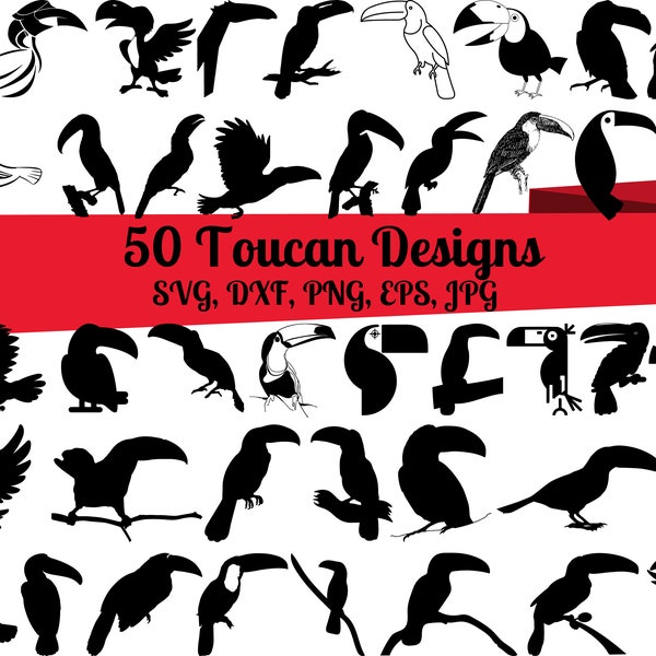 Toucan Svg - Etsy