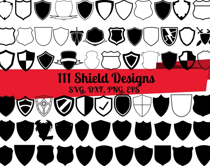 Shield Crest Vector Image Digital Download JPEG PNG - Etsy