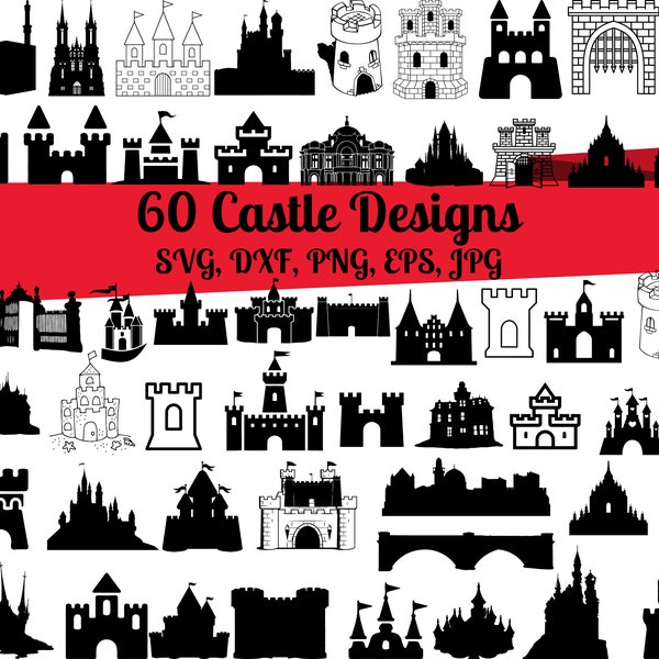 Castle Svg - Etsy