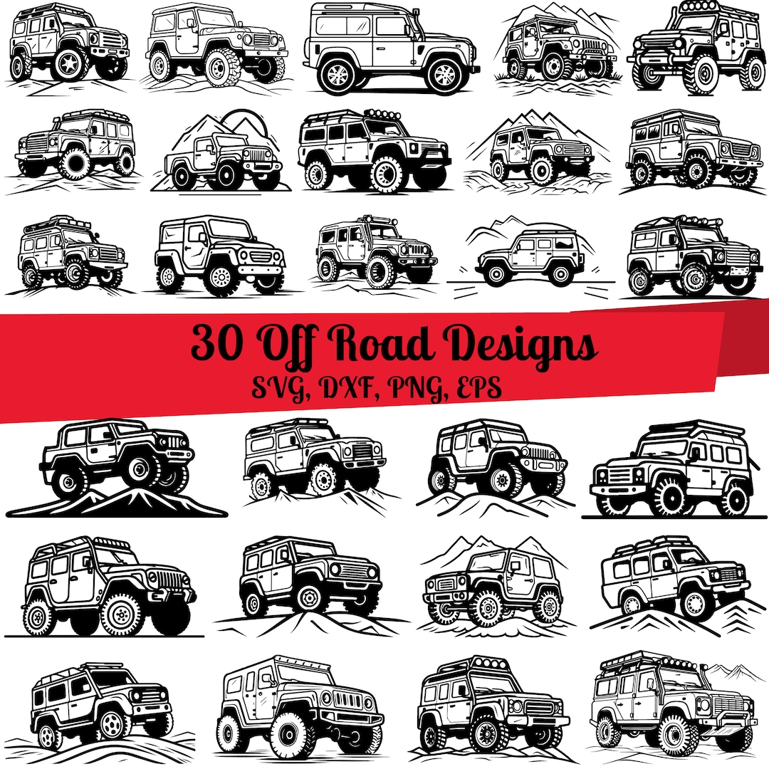 30 off Road SVG Bundle, off Road Car Svg, off Road Dxf, off Road Png ...