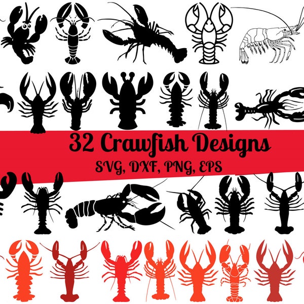 Crawfish Dxf - Etsy