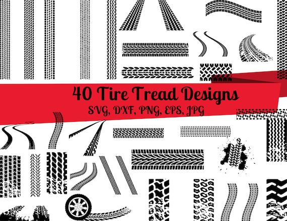 Mud Tire Tread Pattern