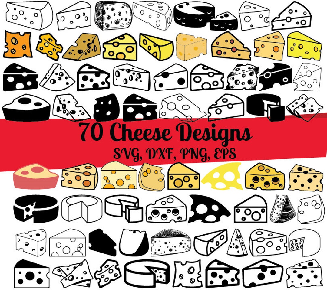 70 Cheese SVG Bundle Cheese Dxf Cheese Png Cheese Eps - Etsy