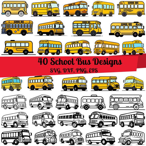 School Bus Decal - Etsy
