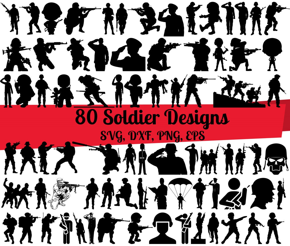 80 Soldier SVG Bundle Soldiers Svg Army Svg Soldier - Etsy Australia
