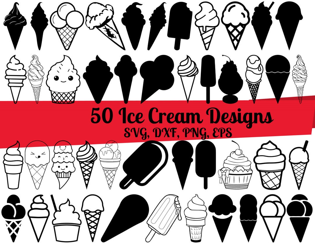 Buy 50 Ice Cream SVG Bundle, Popsicle Svg, Ice Cream Svg, Ice Cream Dxf ...