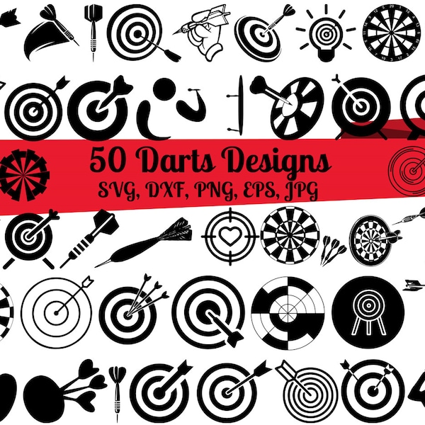 Darts Svg - Etsy