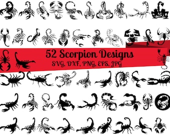 Scorpion SVG Bundle, Scorpion Dxf, Scorpion Png, Scorpion Eps, Scorpion ...