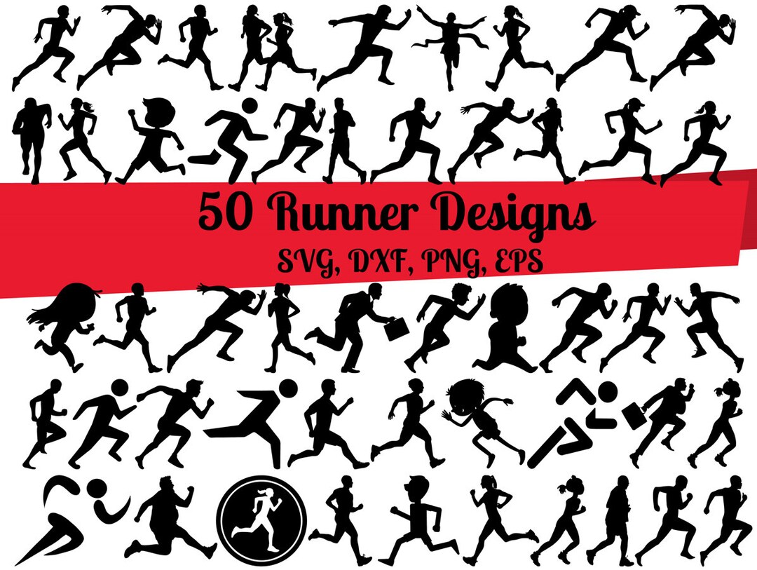 50 Runner SVG Bundle, Running People Svg, Runner Svg, Running Man Svg ...