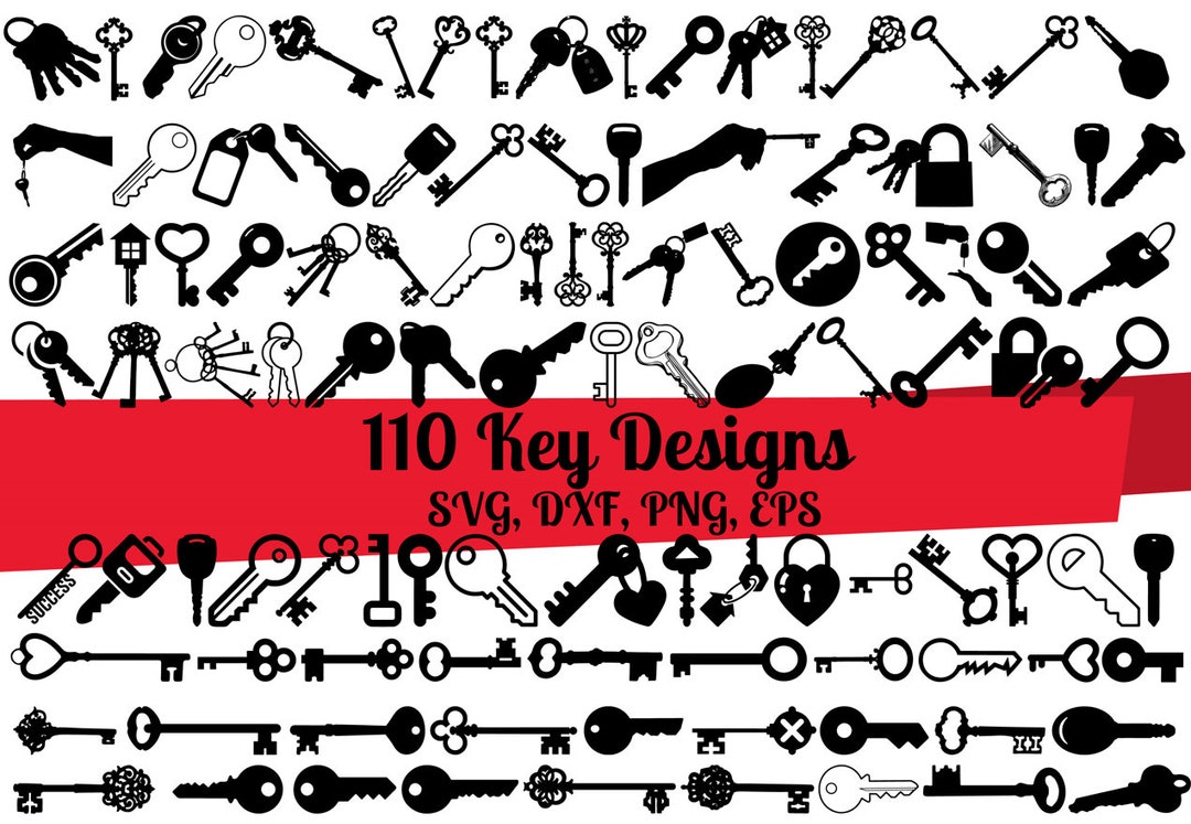 110 Key SVG Bundle Key Dxf Key Png Key Eps Key Vectorkey - Etsy