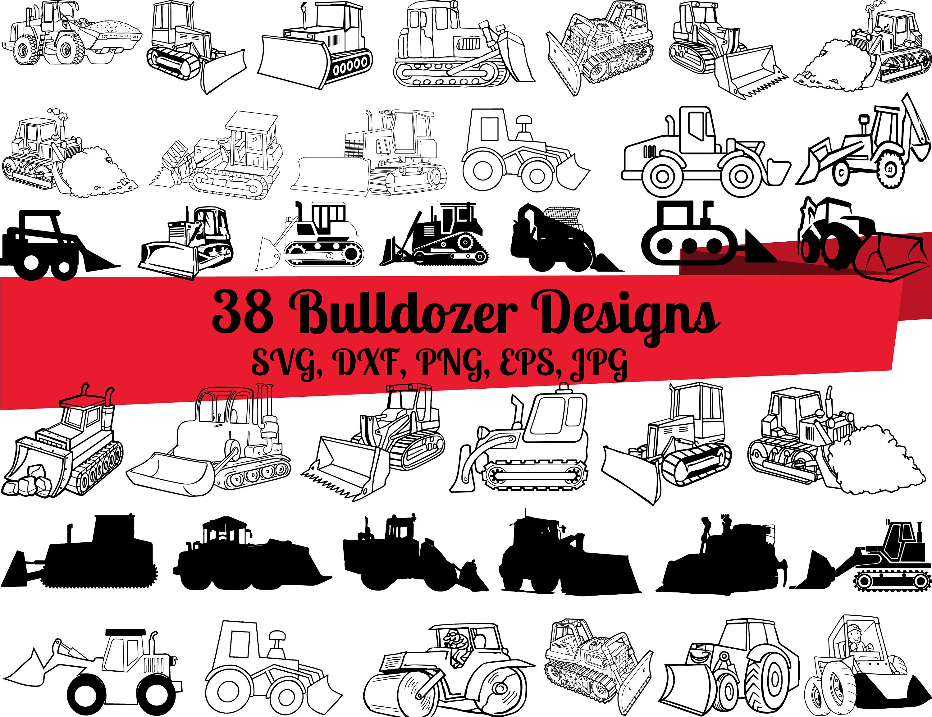 Bulldozer Vector Free