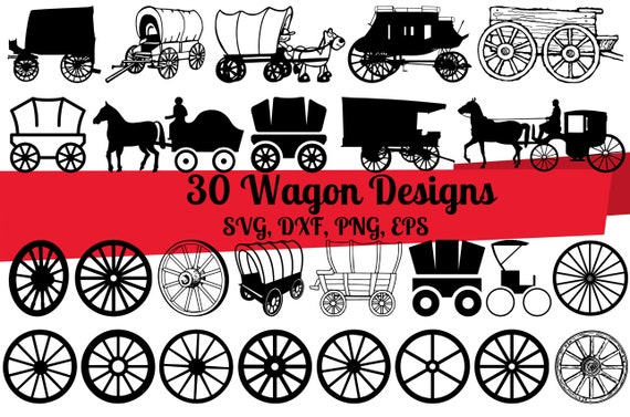 30 Wagon SVG Bundle Wagon Wheel Svg Wagon Dxf Wagon Png - Etsy Australia