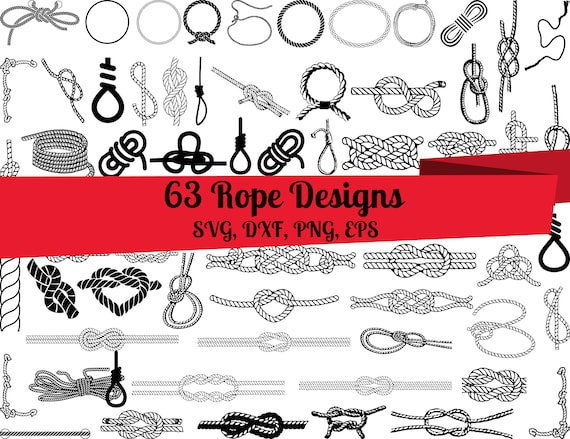 62 Rope SVG Bundle Rope Dxf Rope Png Rope Eps Rope Vector - Etsy