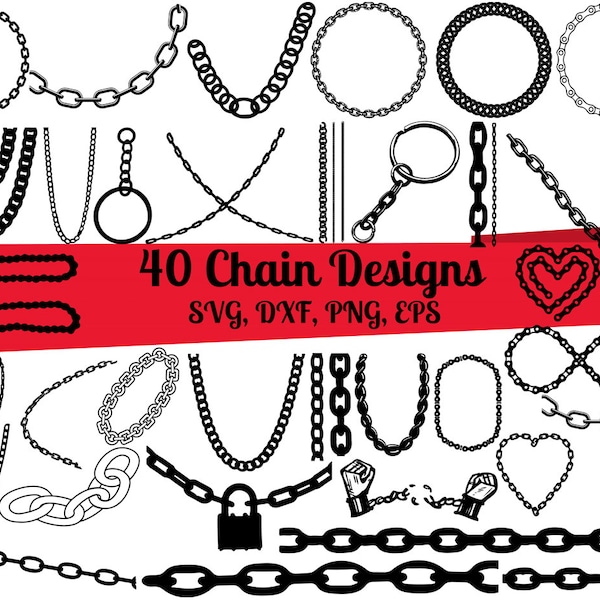 Chain Link Necklace - Etsy