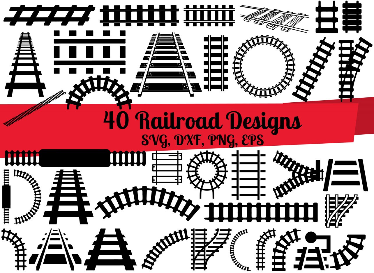 Railroad Tracks Vector