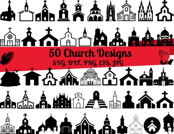 50 Church SVG Bundle Church Dxf Church Png Church Eps - Etsy UK