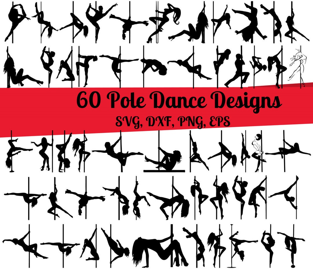 60 Pole Dance SVG Bundle, Pole Dancer Svg, Exotic Dancer Svg, Pole ...