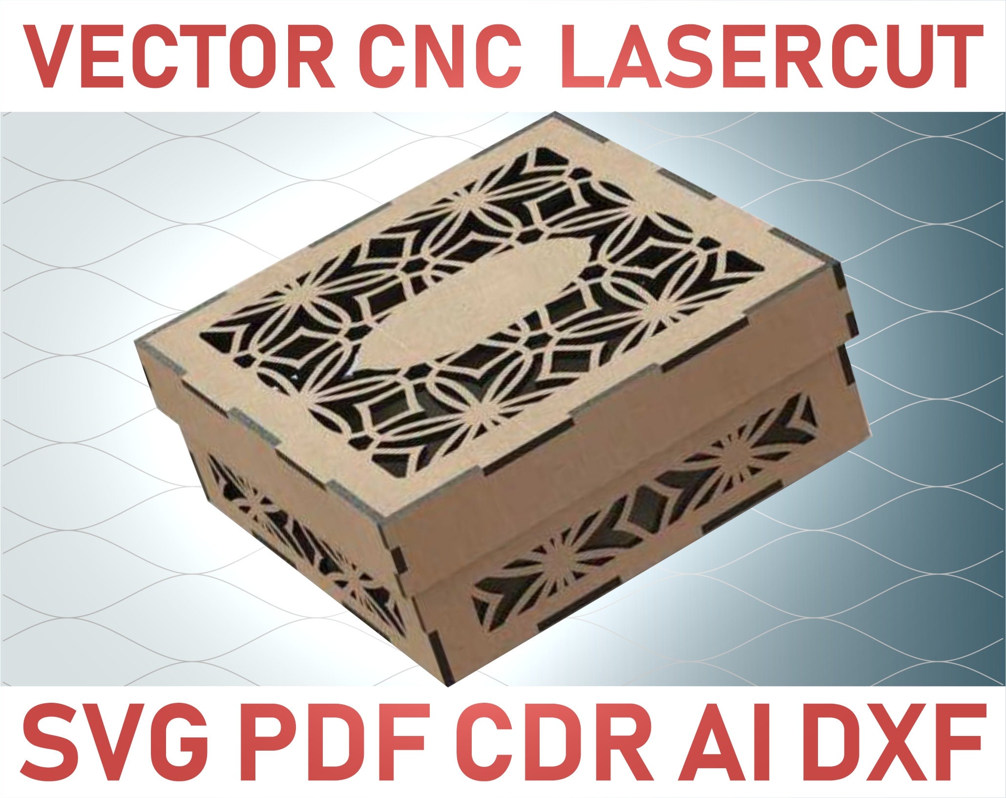 Home & Living Storage & Organization cnc cut Wine box for March 8th ...